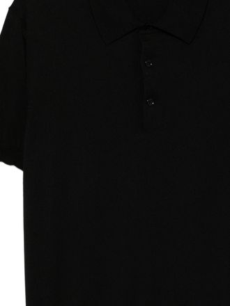 Tom Ford Mens Cotton Polo Shirt Black T-shirts And Polos