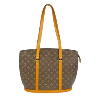 Louis Vuitton Sac cabas vintage Pre-owned en toile - Femme - Pre-owned - Brun - Taille: ONE Size