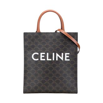 Celine Sac cabas vertical Pre-owned - Femme - Pre-owned - Brun - Taille: ONE Size