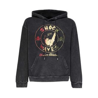 Who Decides War by Ev Bravado Bestickter Baumwollhoodie - - Sweatshirts & Hoodies - Herren - Schwarzk - L