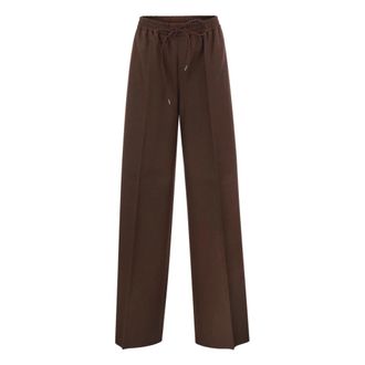 Max Mara Slalom Weite Hose - - Trousers - Damen - Braun - XS