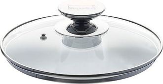 Berndes 7020 Ersatzdeckel Titanium Special Edition, SignoCAST, ColorCAST, 20cm Ø, Glasdeckel bruchfest & hitzebeständig