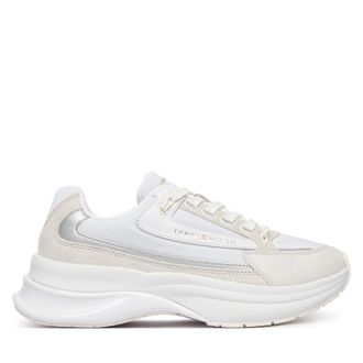 Tommy Hilfiger Sneakers Tommy Hilfiger Th Sporty Chic Runner FW0FW09187 Wei&szlig;