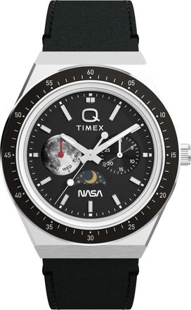 Timex Uhren - Quarz-Analoguhr Q Timex Vintage Inspired Nasa - Gr. unisize - in Schwarz - f&uuml;r Damen