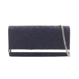 Jimmy Choo London Pre-owned Milla Schultertasche aus Spitze - - Pre-owned - Damen - Blau - ONE SIZE