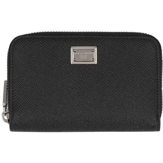 Dolce & Gabbana Dauphine-Print Lederbrieftasche - - Accessories - Herren - Schwarzk - ONE SIZE