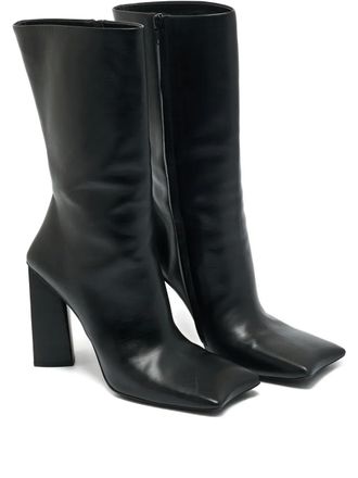 Balenciaga Stiefel mit eckiger Kappe - Schwarz