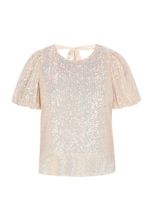 Faina Bluse Frauen beige mehrfarbig