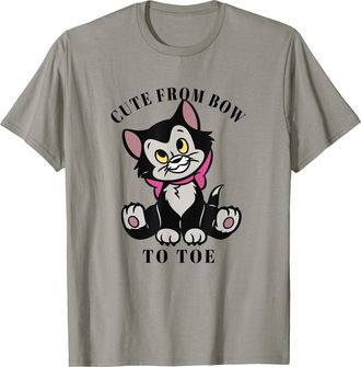 Disney Pinocchio Figaro niedlich von Schleife bis Fuß T-Shirt