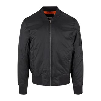 Urban Classics Basic Bomberjacke f&uuml;r Herren (Schwarz)