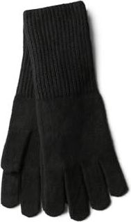 Street One 5706435 Gants en Tricot Fin, Noir, Taille Unique Femmes