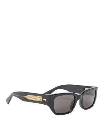 Bottega Veneta Lunettes De Soleil - Noir