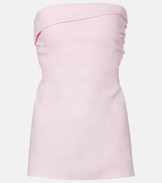 Faithfull The Brand Bustier-Top Boe aus Leinen