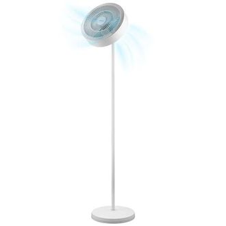 Cecotec Standventilator EnergySilence FanLamp 36 W, DC Motor, LED-Innenringlicht: 3 Farbt&ouml;ne, Umkehrbarer Luftauslass, 360&deg;-Drehung, Touch-Modus, Display, 8-S