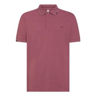 Sun 68 Vintage Polyester Polo Shirt - - Tops - Herren - Rosa - 2XL