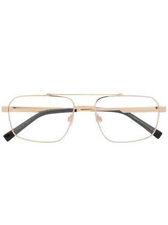 Dolce & Gabbana Eyewear lunettes de vue &agrave; monture carr&eacute;e - Or
