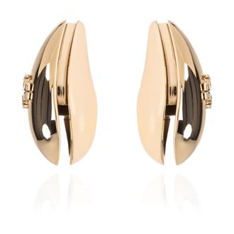 Tory Burch Ohrringe mit einem erhabenen Logo - - Accessories - Damen - Gelb - ONE SIZE