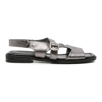 Sergio Moretti Femme, Chaussures, Gris, Taille: 37 EU Sandales Firenze