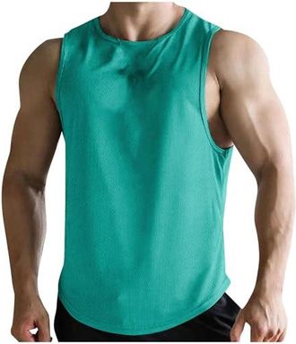 Generic D&eacute;bardeur de sport pour homme - Sans manches - Pour la course &agrave; pied, le sport - Basiques - Maillot dentra&icirc;nement musculaire - Pour l&eacute;t&eacute;, la plage, le