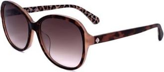 Kate Spade New York Kate Spade Tamera/F/S Acetate 086 HAVANA, Round/Oval, 59
