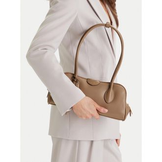 Calvin Klein Handtasche Calvin Klein Emblem Trio Shoulder Bag LV04F3369G Beige