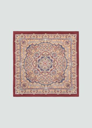 Mango Foulard en imprim&eacute; paisley grenat - Femme - Taille unique - MANGO