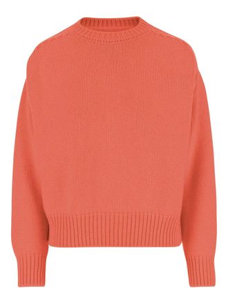 SA SU PHI Pullover mit Rundhalsausschnitt - Orange