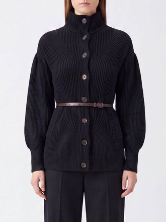 Brunello Cucinelli Rollkragen-Cardigan aus Wolle, Kaschmir und Seide mit G&uuml;rtel