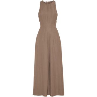 Brunello Cucinelli Braunes Glockenrockkleid - - Dresses - Damen - Braun - L