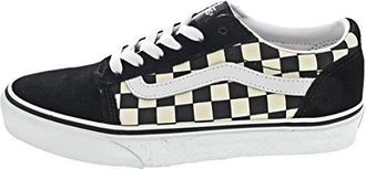 Vans Baskets en toile Ward pour homme, Damier noir blanc, 36 EU