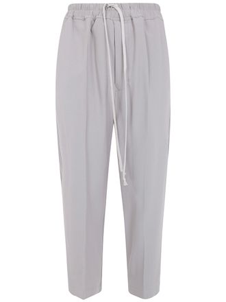 Rick Owens Pantaloni Cropped Drawstring Astaires