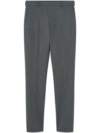 Versace pantalon de costume en laine - Gris