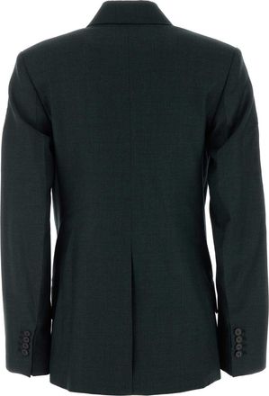 Victoria Beckham Virgin Wool Blazer - Green
