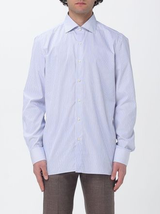 Borrelli Napoli Chemise Homme couleur Bleu Azur