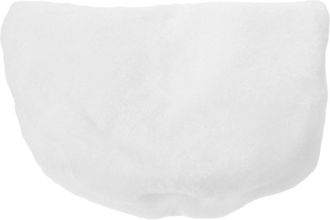 Cabilock Wc Deckelbezug aus Wei&szlig;em Samt Toilettensitzbezug mit Elastischem Sitz Universell Passend Waschbarer Wc Sitzschutz f&uuml;r Badezimmer und Hotel