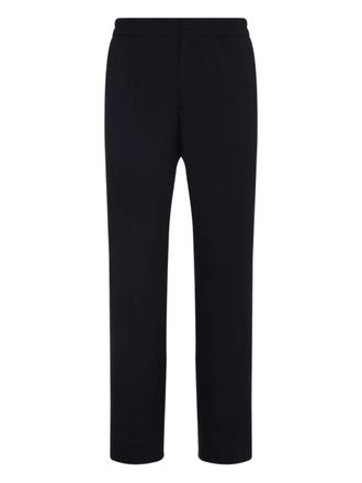 Paul Smith pantalon à taille élastiquée - Bleu
