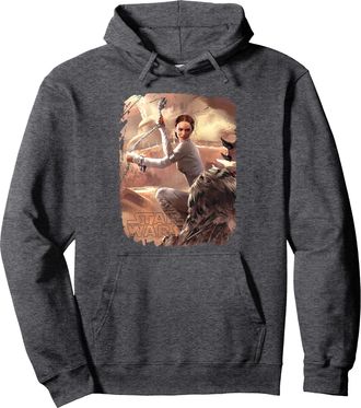 Star Wars Padme Defense Action Poster Pullover Hoodie