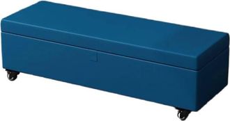 Generic Ottomane Mit Stauraum F&uuml;r Schlafzimmer Beistellbank Gepolsterter Stauraum Ottomane Mit Rollen Rechteckig Extra Lange Aufbewahrungsbank F&uuml;r Den Eingang