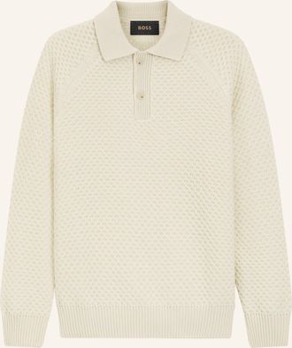 HUGO BOSS Pullover L-Ulan Relaxed Fit beige