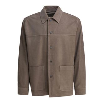 Vince Hemdjacke aus Wildleder - - Jackets - Herren - Grau - S