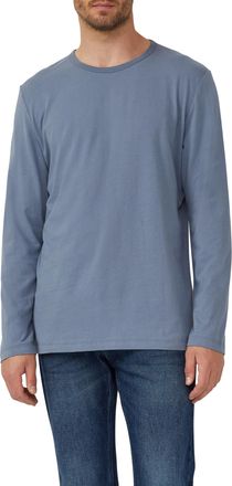 s.Oliver Herren T-Shirt Langarm 2170134 Blue L