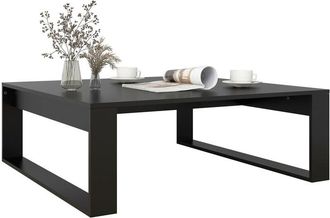 Les Tendances Table basse Noir 100x100x35 2