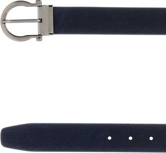 Ferragamo Gancio Belt - Navy