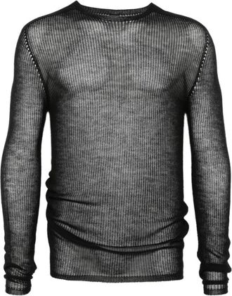 Rick Owens Homme, Tops, Noir, Taille: S Dennis Top