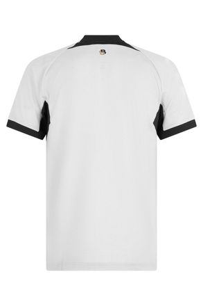 HUGO BOSS Mens Technical Zip-Neck T-Shirt White Polyester Polo Shirts T-shirts And Polos