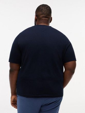 Tommy Hilfiger Big & Tall T-Shirt BT-BRAND LOVE MONO STACK Gro&szlig;e Gr&ouml;&szlig;en, aus Jersey mit Logo, normale Passform