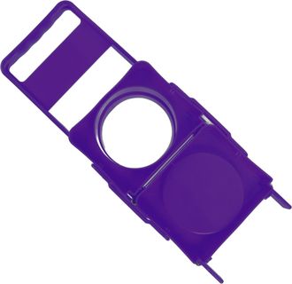 Valiclud Faltbarer Bierträger aus Robustem mit Praktischem Griff Tragbarer Korb für Bierflaschen für Bars Clubs und Zuhause Leicht und Langlebig Tiefviolett