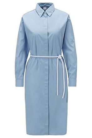 BOSS Carusa Blouse, Bleu (Light/Pastel Blue 450), 38 (Taille Fabricant: 36) Femme