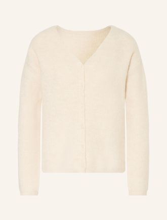 Selected Strickjacke Mit Alpaka weiss