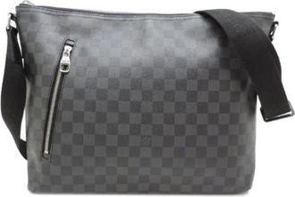 Louis Vuitton Pre-owned Sac bandouli&egrave;re Damier Graphite - Homme - Pre-owned - Gris - Taille: ONE Size